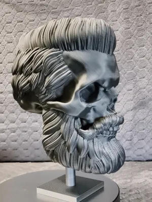 BEARD SKULL COLLECTION - Nº1 by Rogi Studios MakerWorld: Download Free 3D Models