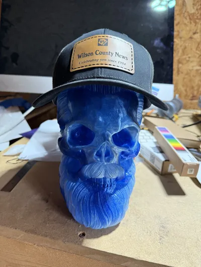 BEARD SKULL COLLECTION - Nº1 by Rogi Studios MakerWorld: Download Free 3D Models