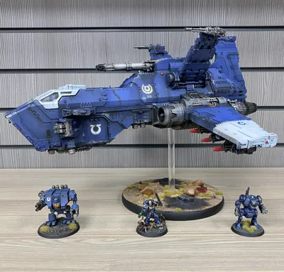 Space Marine Thunderhawk Gunship by Mikey Clark - MakerWorld