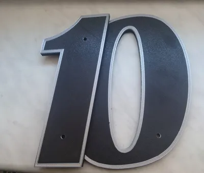 House numbers 1-10 by mkersjes - MakerWorld