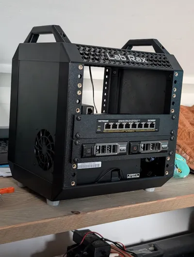 Lab Rax 10" Server Rack - 5U by mklementsMakerWorld: Download Free 3D ...