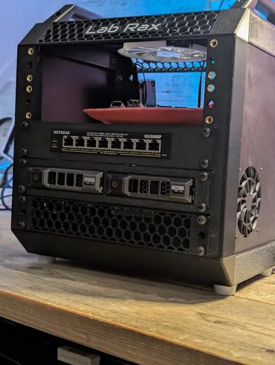 Lab Rax 10" Server Rack - 5U by mklementsMakerWorld: Download Free 3D ...