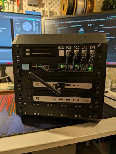 Lab Rax 10" Server Rack - 5U by mklements MakerWorld: Download Free 3D ...