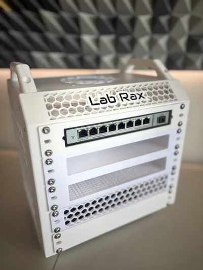 Lab Rax 10" Server Rack - 5U - Free 3D Print Model - MakerWorld
