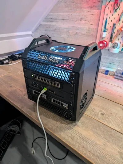 Lab Rax 10" Server Rack - 5U by mklementsMakerWorld: Download Free 3D ...