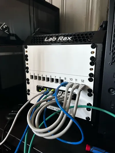 Lab Rax 10" Server Rack - 5U by mklementsMakerWorld: Download Free 3D ...