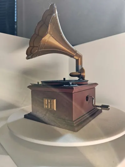 Gramophone Music Box Kit-K015 by occultfullelo MakerWorld: Download Free 3D Models
