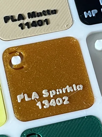 Bambu Lab Original Filament Swatch Sample Text by platini76 MakerWorld ...