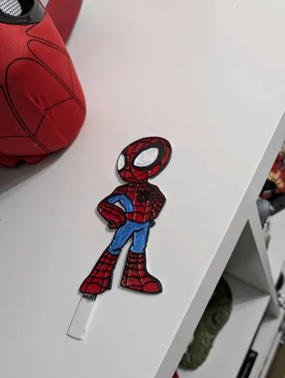 Spiderman Spidey Gwen Spider DIY Coloring Craft - Free 3D Print Model ...