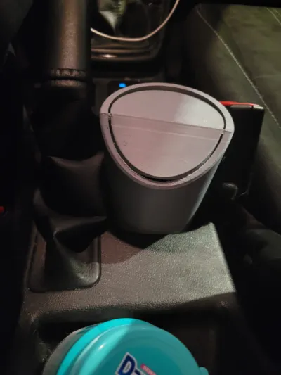 3D Printable Mini Trash Can for Car and Office Use - Free 3D Print ...