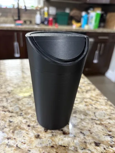 3D Printable Mini Trash Can for Car and Office Use by MakeIt3D ...