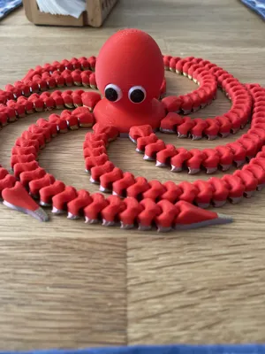 Articulated Octopus - New Version by Contributing Factor MakerWorld: Download Free 3D Models