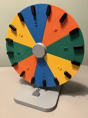 Personalised Spinning Wheel! Make your own luck! - Free 3D Print Model ...
