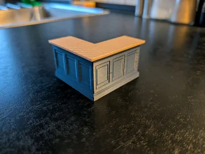 Modular Retro Counter Set For Miniatures (4 in 1) - Free 3D Print Model ...