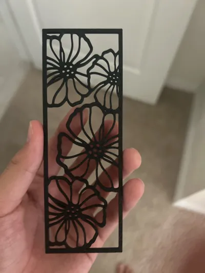 flower bookmark - Free 3D Print Model - MakerWorld