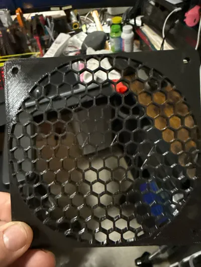 120mm fan grill - Free 3D Print Model - MakerWorld