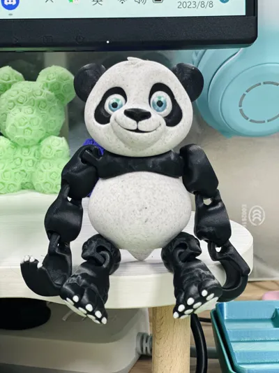 Flexi Factory and Bambu Lab Collaborative: Panda Bear and Stand - Free ...