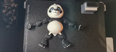 Flexi Factory and Bambu Lab Collaborative: Panda Bear and Stand by ...