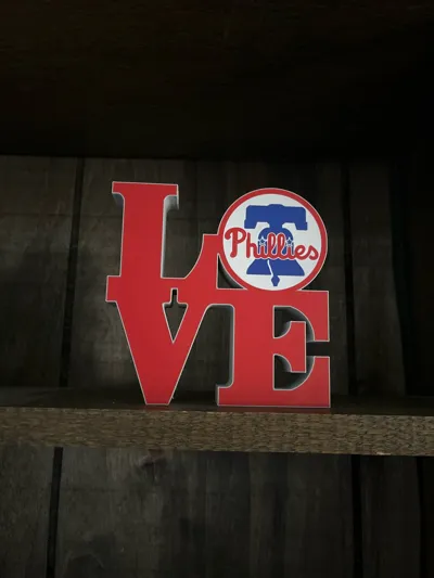 Philadelphia Phillies Love Sign by chrsrbz MakerWorld: Download Free 3D ...