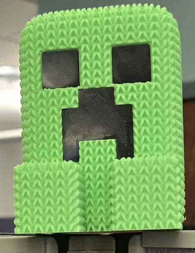 Cute Knitted Minecraft Creeper (No AMS Required) by McG3D Designs ...