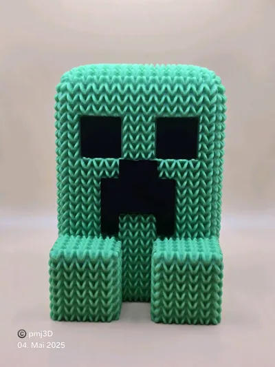 Encantador Creeper de Minecraft de Tricô (Não Requer AMS) por McG3D ...