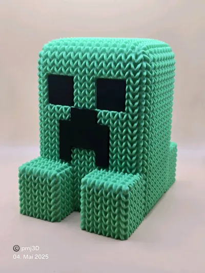 Encantador Creeper de Minecraft de Tricô (Não Requer AMS) por McG3D ...