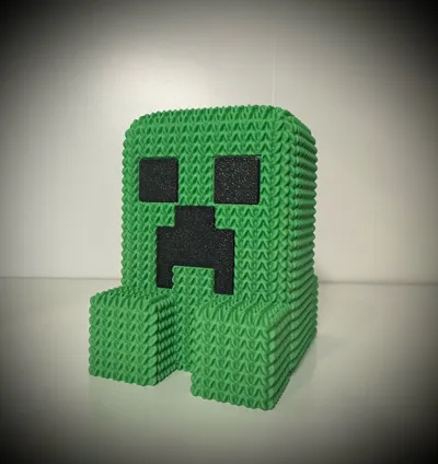 Cute Knitted Minecraft Creeper (No AMS Required) by McG3D Designs ...