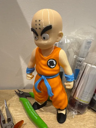 Dragon Ball—Krillin by Ultraman MakerWorld: Download Free 3D Models