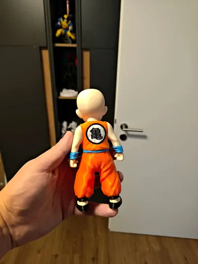 Dragon Ball—Krillin - Free 3D Print Model - MakerWorld
