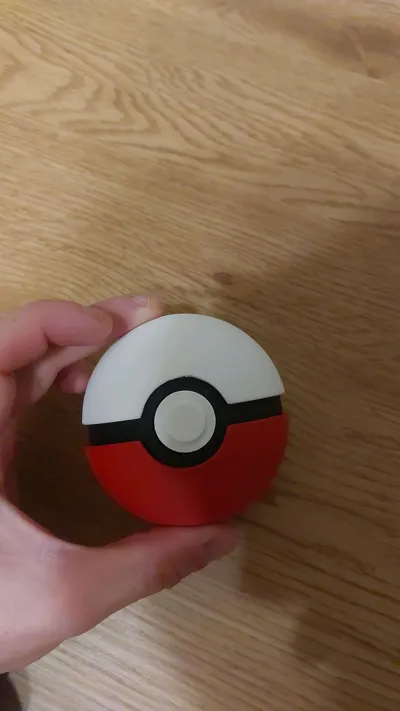 Life Sized Pokeball (no AMS) - Free 3D Print Model - MakerWorld