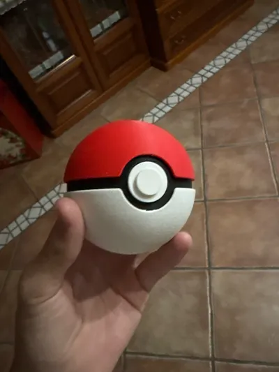 Life Sized Pokeball (no AMS) - Free 3D Print Model - MakerWorld