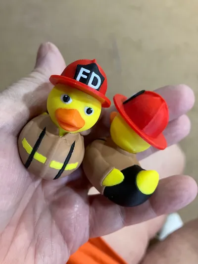 Firefighter Duck - Cruise/Jeep Duck by MattMade.Me MakerWorld: Download ...