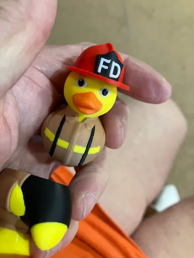 Firefighter Duck - Cruise/Jeep Duck by MattMade.Me MakerWorld: Download ...
