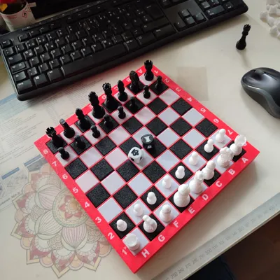 Chess Board - Print In Place w AMS Colors by douglas.mauro - MakerWorld