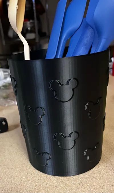 Kitchen utensil holder Mickey Mouse by WAETEC MakerWorld: Download Free ...