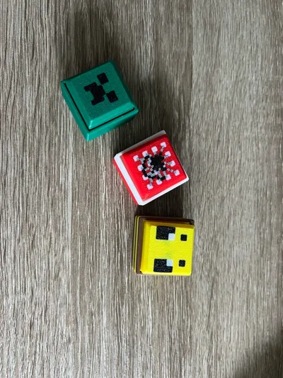Minecraft Clickers - Free 3D Print Model - MakerWorld