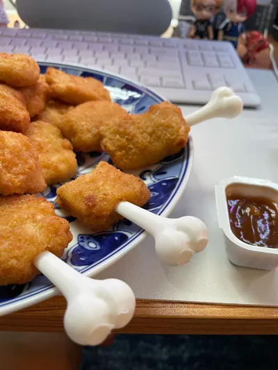 Anime-style Bone Meat Fork - Free 3D Print Model - MakerWorld