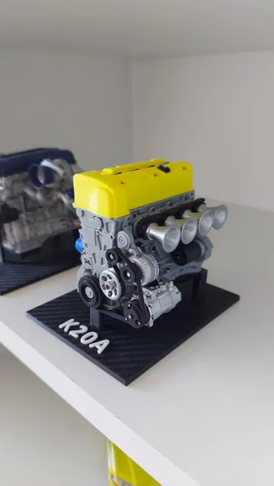Tribute to the legendary K20A engine (1/5 scale) by Danko_Creates ...
