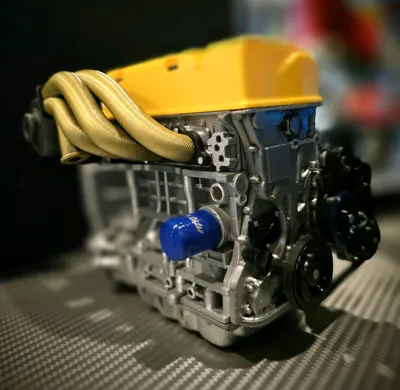 Tribute to the legendary K20A engine (1/5 scale) - Free 3D Print Model ...