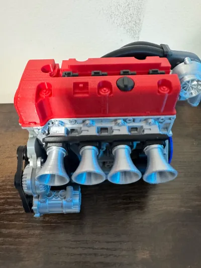 Tribute to the legendary K20A engine (1/5 scale) by Danko_Creates ...