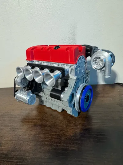 Tribute to the legendary K20A engine (1/5 scale) by Danko_Creates ...