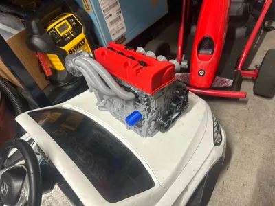 Tribute to the legendary K20A engine (1/5 scale) by Danko_Creates ...