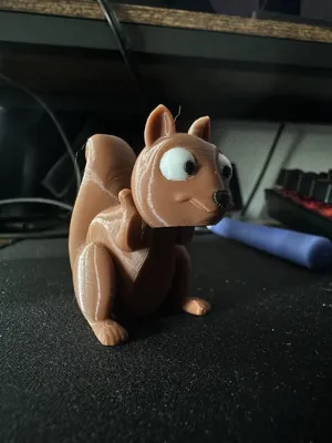 Cute Squirrel Articulated by InPlace MakerWorld: Download Free 3D Models