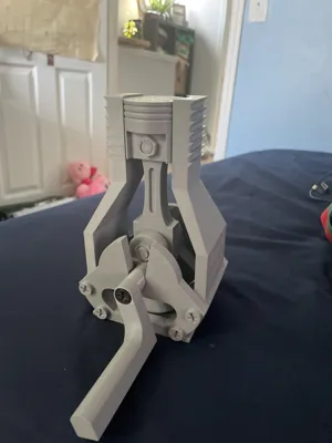 Single Piston Engine - Fully Printed Buildable Kit by Whopper Printing ...