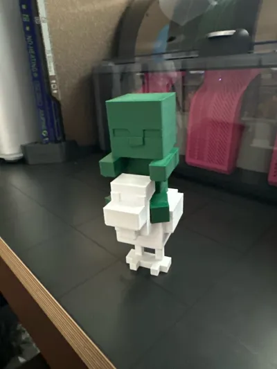 Chicken Jockey from Minecraft Movie by GoofySigma MakerWorld: Download ...