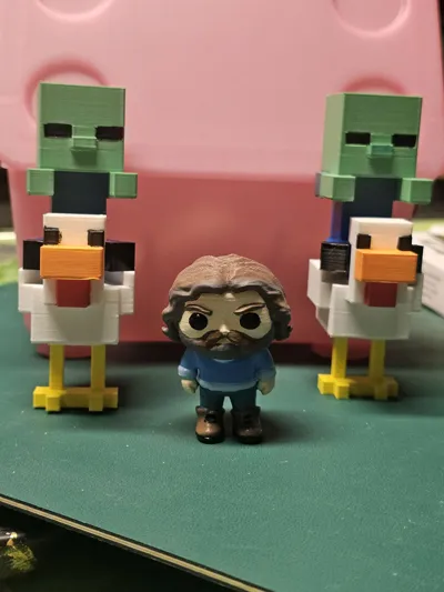 Chicken Jockey from Minecraft Movie by GoofySigma MakerWorld: Download ...