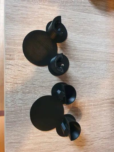 Mickey Ear Wall Mount - Free 3D Print Model - MakerWorld
