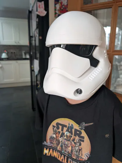 Stormtrooper First Order helmet - Free 3D Print Model - MakerWorld