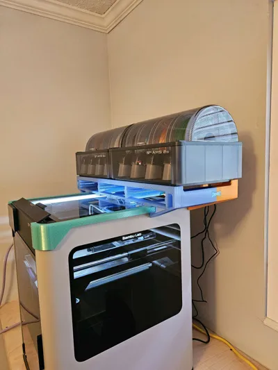 H2D Dual AMS Riser & Drawers by fay3dlab MakerWorld: Download Free 3D ...