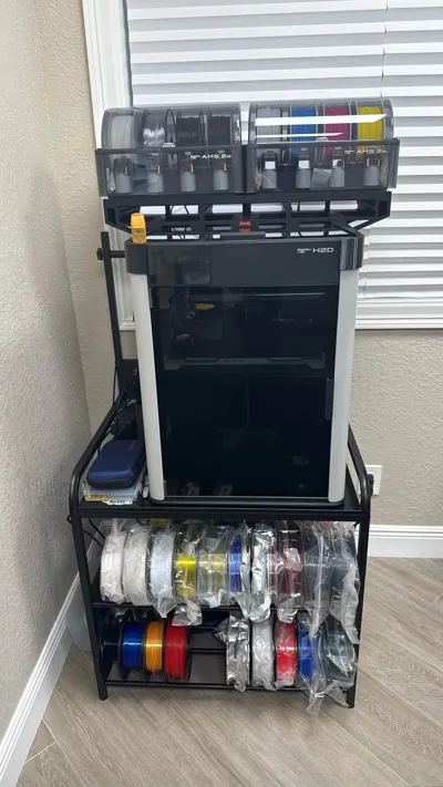 H2D Dual AMS Riser & Drawers by fay3dlab MakerWorld: Download Free 3D ...